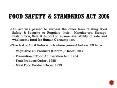 Fssai Pdf