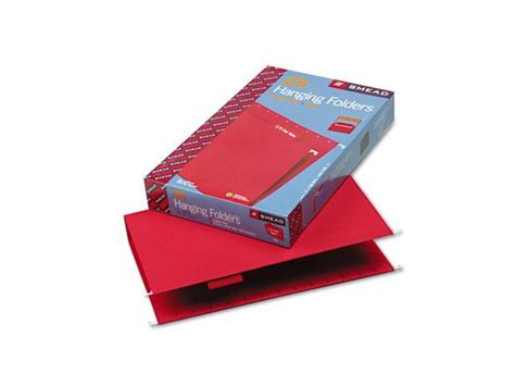Smead 64167 Hanging File Folders 1 5 Tab 11 Point Stock Legal Red