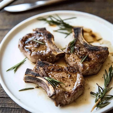Delicious Rosemary Grilled Lamb Chops Recipe