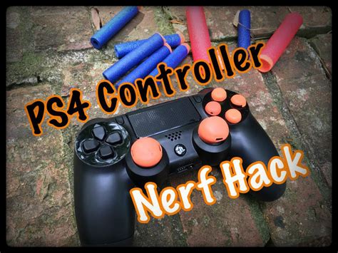 Ps4 Controller Modified With Nerf Darts Youtube