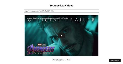 Vue Lazytube Forked Codesandbox