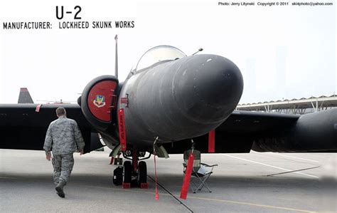 The Nose Area Of A Us Air Force Lockheed U 2 Jet Aircraft