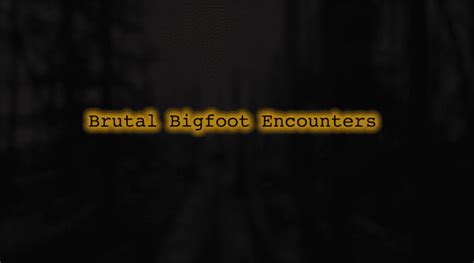 Horror Movie Review Brutal Bigfoot 2018 Games Brrraaains And A Head