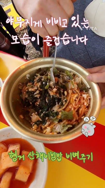 산채비빔밥 비비기 Shorts 산채비빔밥비비기 산채비빔밥 비빔밥 Youtube