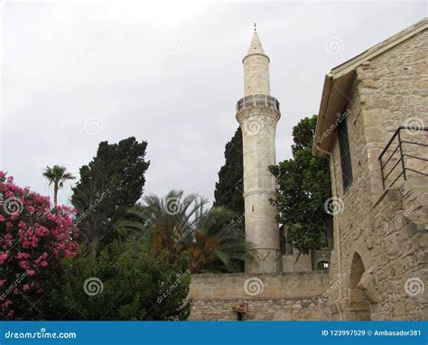 Minaret Of Kebir Buyuk Mosque Editorial Stock Image Image Of House