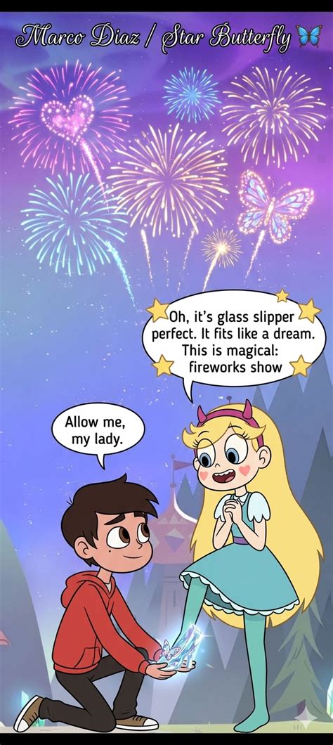 Marco Diaz Star Butterfly Glass Slipper Shoes By Chris00288 On Deviantart