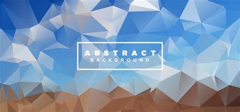 Premium Vector Abstract Geometric Polygonal Background Low Poly
