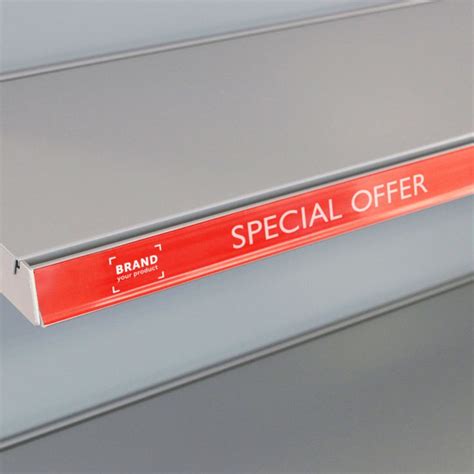 Bespoke Printed Shelf Edge Infill Strips Custom Branding Stripping