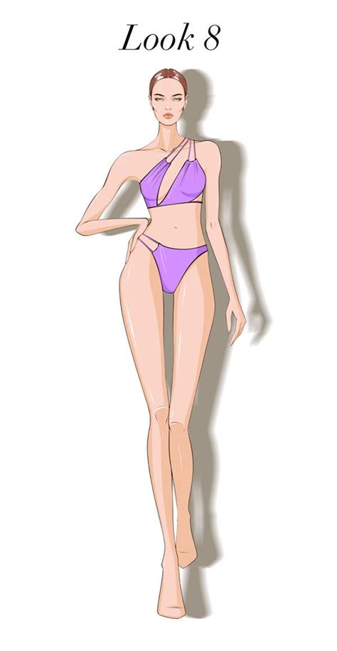 Beachwear Collection 2021 Fashion Illustration On Behance Swimwear Fashion Illustration