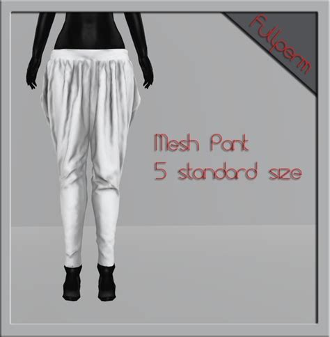 Second Life Marketplace Ic Full Perm Rigged Mesh Pant