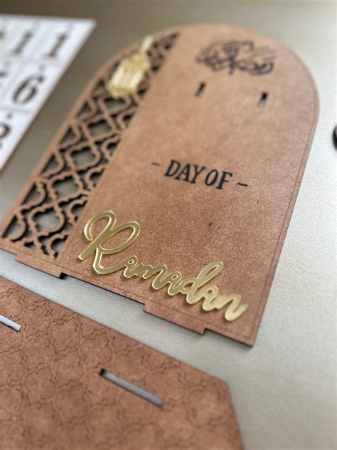 Wooden Ramadan Calendar 30days Til Eid Countdown To Eid Etsy