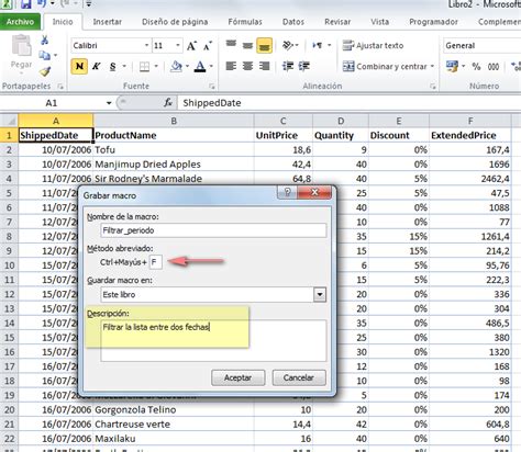 Autofiltro De Fechas Con Macros ~ Jld Excel En Castellano Usar
