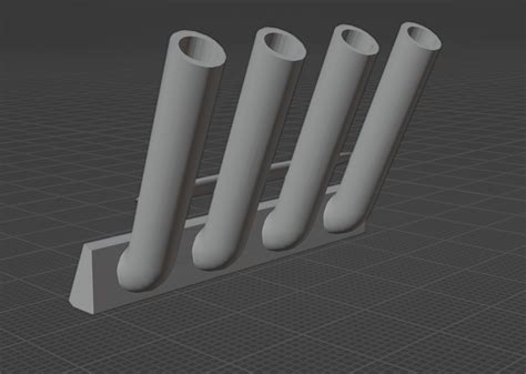 Stl File Gasser Rat Rod Simple Headers 🐀・3d Print Object To Download・cults