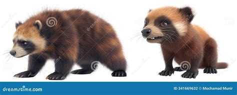 Wolverine Animal Sign Cartoon Vector 100139181