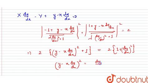 The Sum Of The Squares Of The Perpendicular Drawn From The Points And YouTube