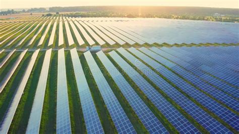 Paneles Solares Generación De Energía Cielo Naturaleza Solar Verde