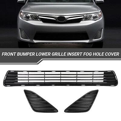 For 2012 2014 Toyota Camry Se Front Bumper Lower Grille W Fog Hole