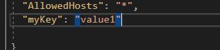 Azure App Service Application Settings Not Overriding Appsettings Json Values Stack Overflow