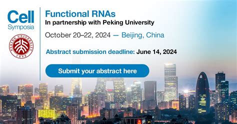 Cell Press On Linkedin Abstracts Are Invited To Functional Rnas Our