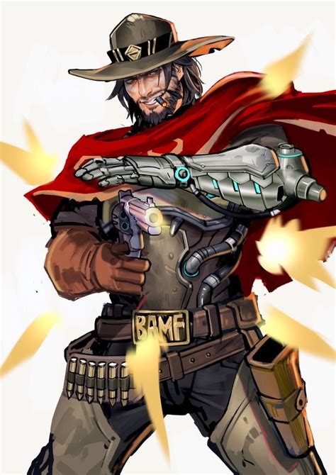 Its High Noon An Art Print By Prawnm33 Mccree Overwatch Overwatch