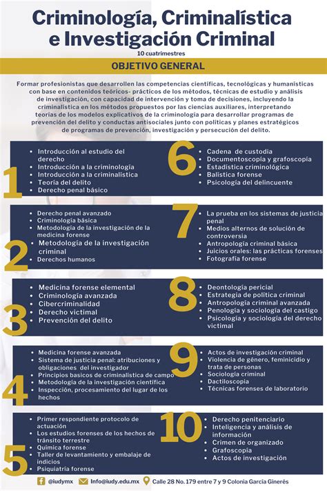 Plan De Estudios De CriminologÍa CriminalÍstica E InvestigaciÓn