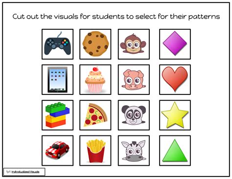 creating patterns activity ab pattern abc pattern etc patterning