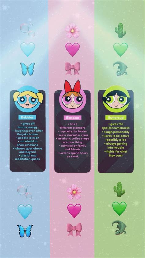 💚 Powerpuff Powerpuffgirls Thepowerpuffgirls Bubbles Blossom