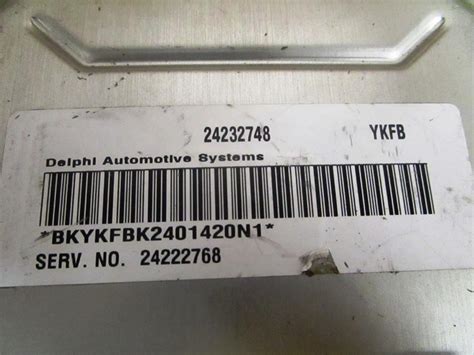 Oem 2002 2005 Saturn Vue Transmission Control Module Unit Tcm Tcu 24232748 Ebay