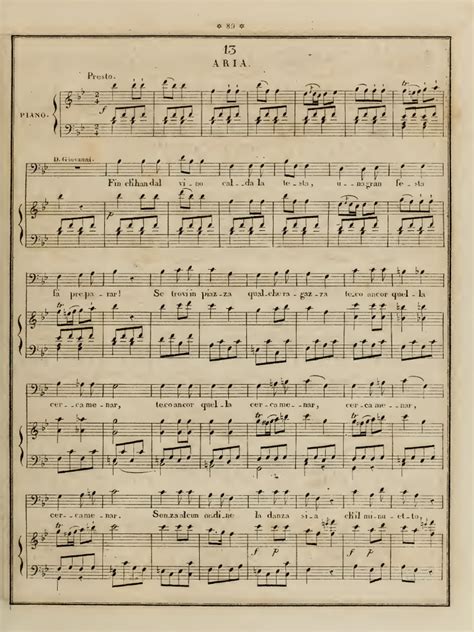 Don Giovanni Aria Pdf