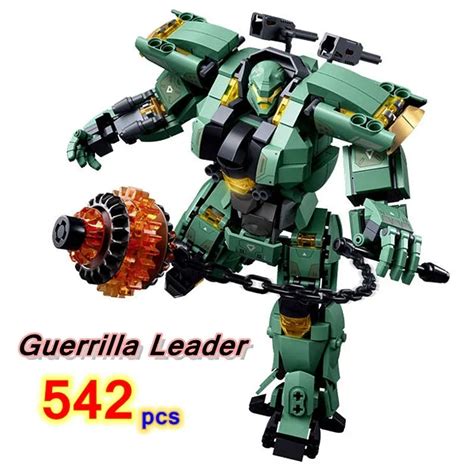 Transforming Mecha Robot Warrior Building Blocks Toy