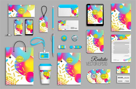 추상 네온 그라데이션 점선 및 금색 질감 배경으로 설정 된 기업 정체성 템플릿 0명에 대한 스톡 벡터 아트 및 기타 이미지 0명 3차원 형태 가리기 Istock