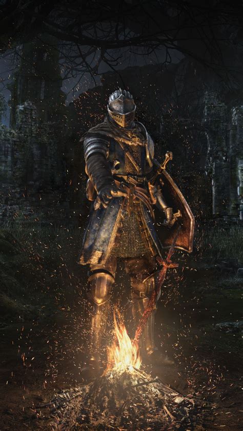 Video Game Dark Souls 1080x1920 Mobile Wallpaper Sif Dark Souls