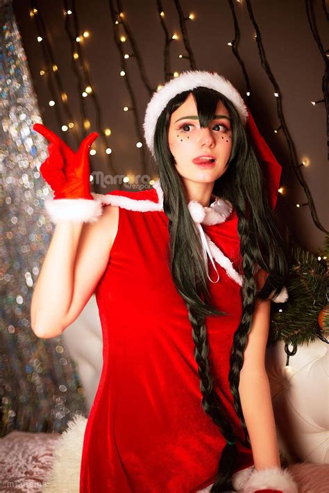 [self] Christmas Tsuyu Cosplay From Bnha R Cawwsplay