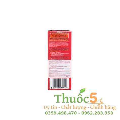 Feroglobin Liquid Bổ Sung Sắt Tái Tạo Hồng Cầu Dạng Chai 200ml