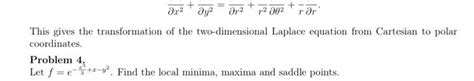 Solved This Gives The Transformation Of The Two Dimensional