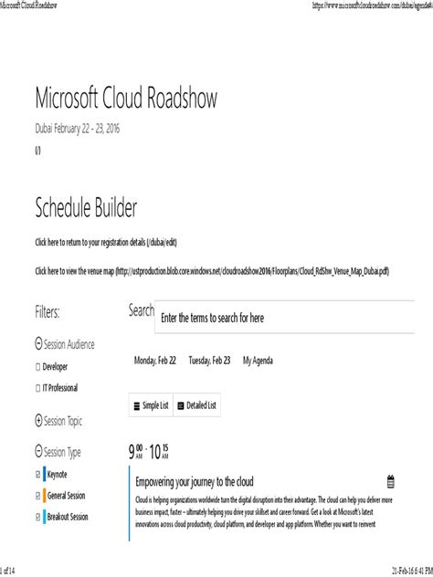 Pdf Microsoft Cloud Roadshow Dokumentips