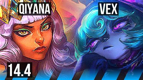 Qiyana Vs Vex Mid Dominating Tr Master 144 Youtube