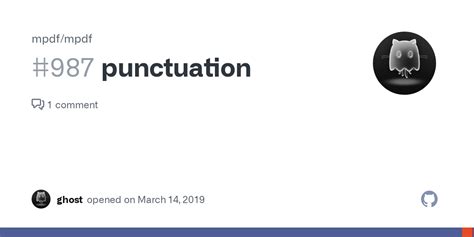 Punctuation · Issue 987 · Mpdfmpdf · Github
