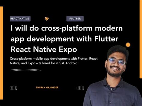 Do Cross Platform Modern App Development With Flutter React Native Expo By Msourav99 Fiverr