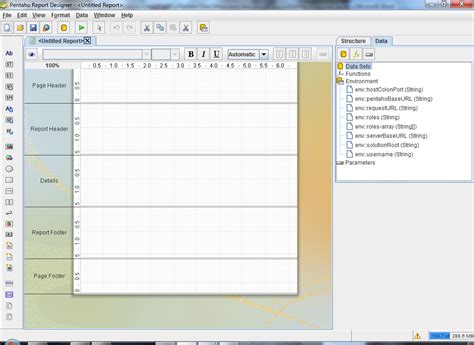Using A Pentaho Data Integration Data Source With The Pentaho Report Designer Business