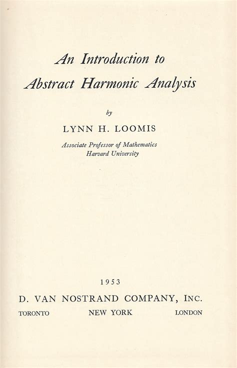 An Introduction To Abstract Harmonic Analysis Κορφιάτης Books