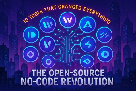 top 10 open source no code tools top python libraries