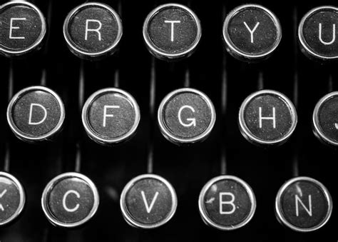 Premium Photo Full Frame Shot Of Typewriter Keyboard