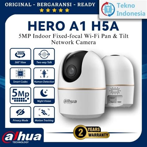 Dahua Wifi Hero A1 H5a 5mp Wifi ในร่มหมุนกล้อง Ip กล้องวงจรปิดไร้สาย