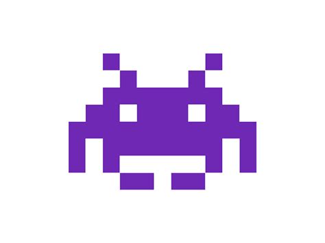 Space Invader S Pixel Art Minecraft Map