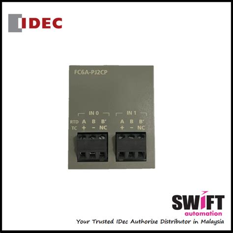 FC6A PJ2CP IDEC Analog Cartridge Lazada