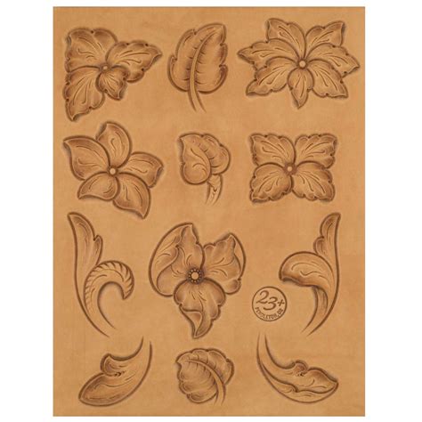Free Printable Leather Tooling Patterns Pattern And Stencils