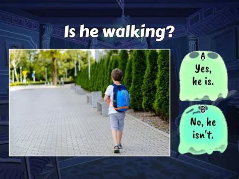 Present Continuous Interrogative And Short Answers Questionário
