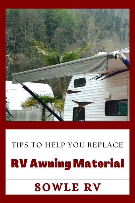 How To Replace RV Awning Material In 5 Safe Steps SOWLE RV Rv Awning Diy Awning