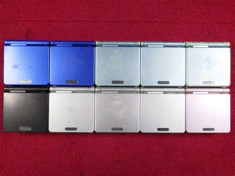 【傷や汚れあり】nintendo ゲームボーイアドバンスsp 本体 10台セット ニンテンドー Gba まとめ売り ＊ジャンク品【gh】の落札